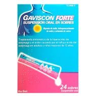 Gaviscon Forte 24 Sobres Suspensión Oral Sabor Frutos del Bosque ...