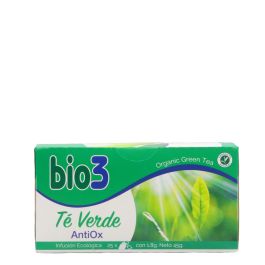Bio3 Té Verde AntiOx Infusión Ecológica 25 Bolsitas|Farmasoler