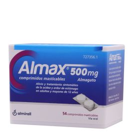 Almax 500 mg 54 Comprimidos Masticables| FarmaSoler