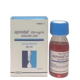 Apiretal 100 mg/ml Solución Oral 60 ml Paracetamol| Farmasoler