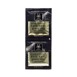 Apivita Mascarilla Facial Arcilla Verde Limpieza Profunda Express Beauty 2 x 8ml| FarmaSoler
