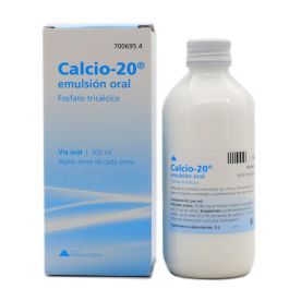 Calcio 20 Emulsión Oral 300ml| Farmasoler