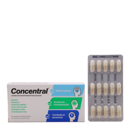 Concentral 30 Cápsulas | Farmasoler