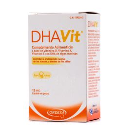 DHAVit Gotas 15ml vitaminas y DHA para bebés y niños| FarmaSoler
