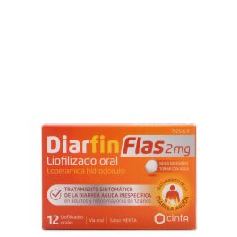 Diarfin Flas 2 mg 12 Liofilizados Orales| Farmasoler