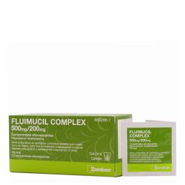 Fluimucil Complex 500/200mg 12 Comprimidos Efervescentes Zambon| Farmasoler