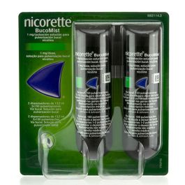 Nicorette BucoMist Duplo Spray 2 x 150 Pulverizaciones Sabor Menta ...