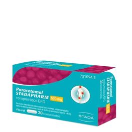 Paracetamol Stadapharm 500mg 20 Comprimidos| Farmasoler