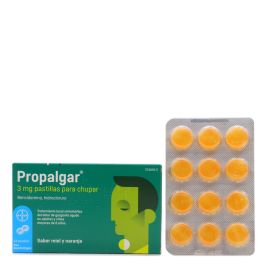 Propalgar Pastillas Para Chupar Sabor Miel y Naranja 24 Pastillas ...
