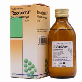 Resorborina Solución Bucofaríngea 200ml Benzalconio, Tetracaína ...