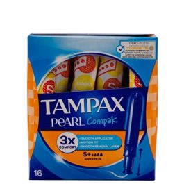 Tampax Compak Pearl Súper Plus16 Tampones| FarmaSoler
