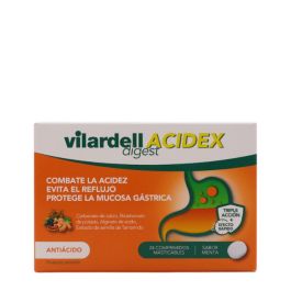 Vilardell Digest Acidex 24 Comprimidos Sabor Menta| Farmasoler