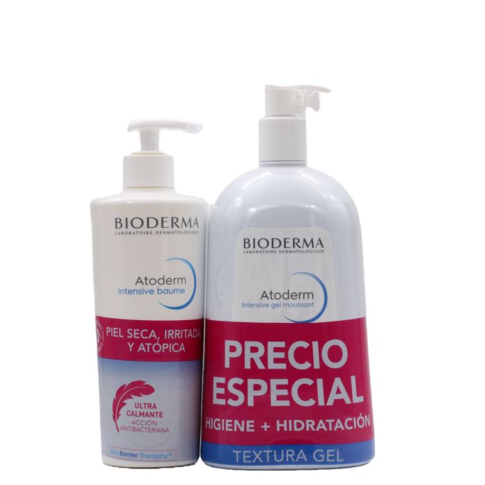 Bioderma Pack Atoderm Textura Gel Higiene + Hidratación | Farmasoler