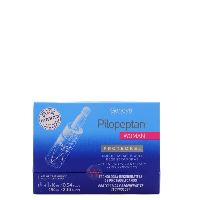 Pilopeptan Woman Proteokel Ampollas Anticaída 1 Mes Tratamiento| Farmasoler