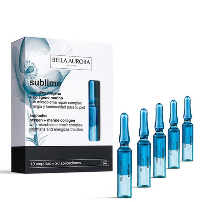 Bella Aurora Sublime Ampollas Oxígeno+Colágeno Marino10U| FarmaSoler