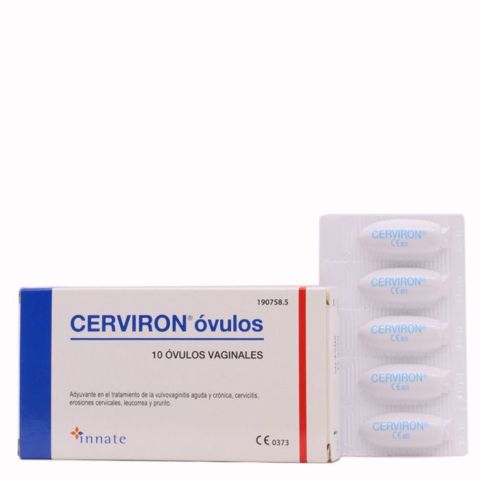 Cerviron Óvulos 10 Óvulos Vaginales| FarmaSoler