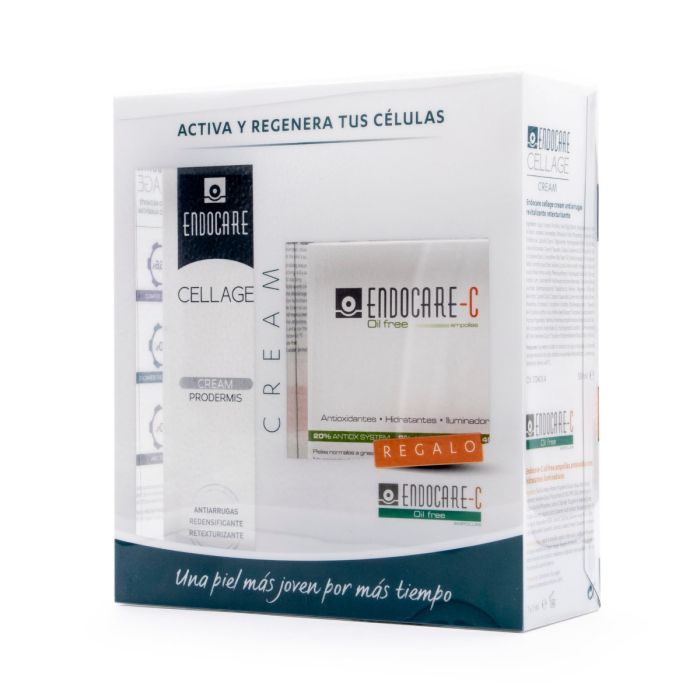 Endocare Cellage Cream 50ml + Endocare-C Oil Free 7 Ampollas Pack ...