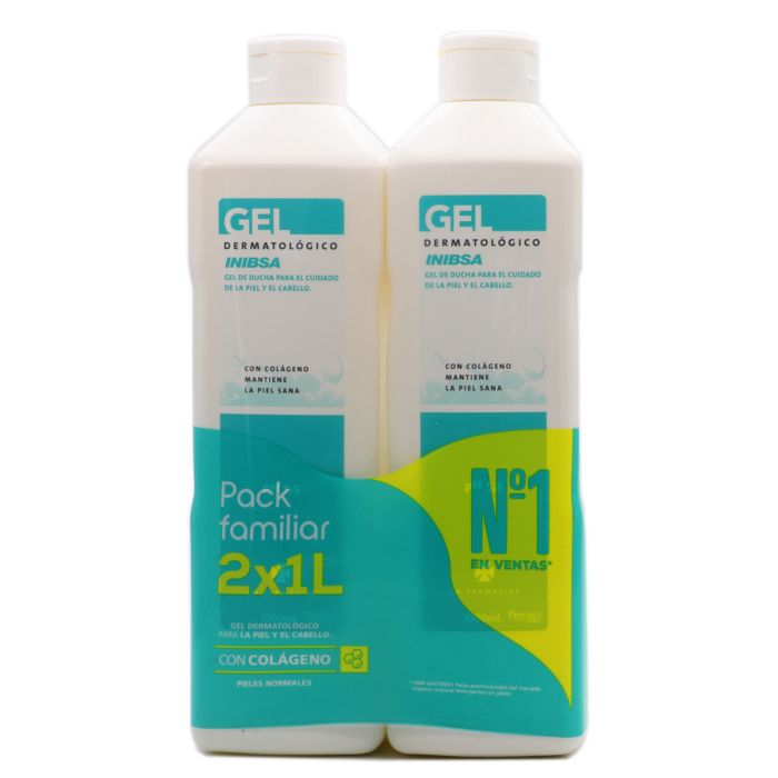 Inibsa Gel Dermatológico 1L+1L Pack Viaje| FarmaSoler
