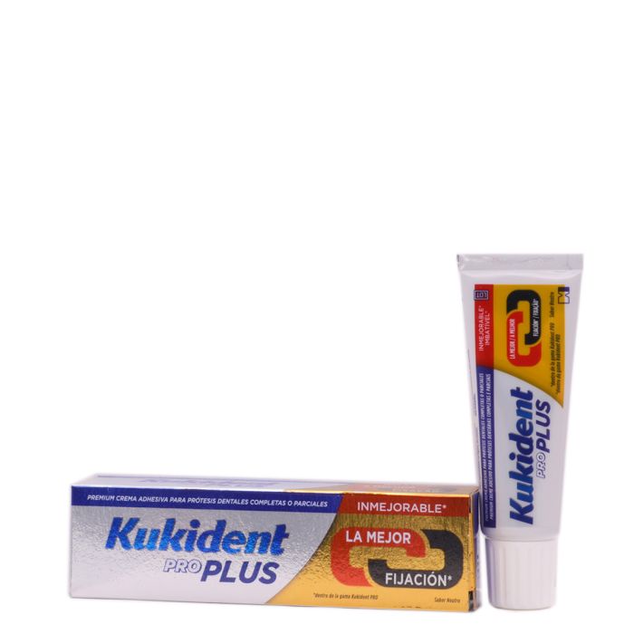 Kukident Pro Plus La Mejor Fijación 40g antes doble acción| FarmaSoler
