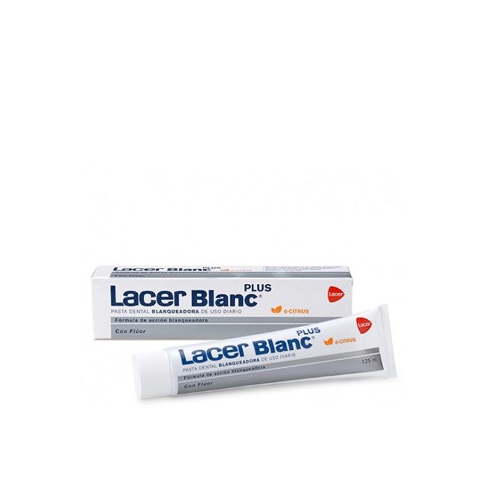 Lacer Blanc Plus Pasta Dental Blanqueadora de Uso Diario Citrus 125ml ...
