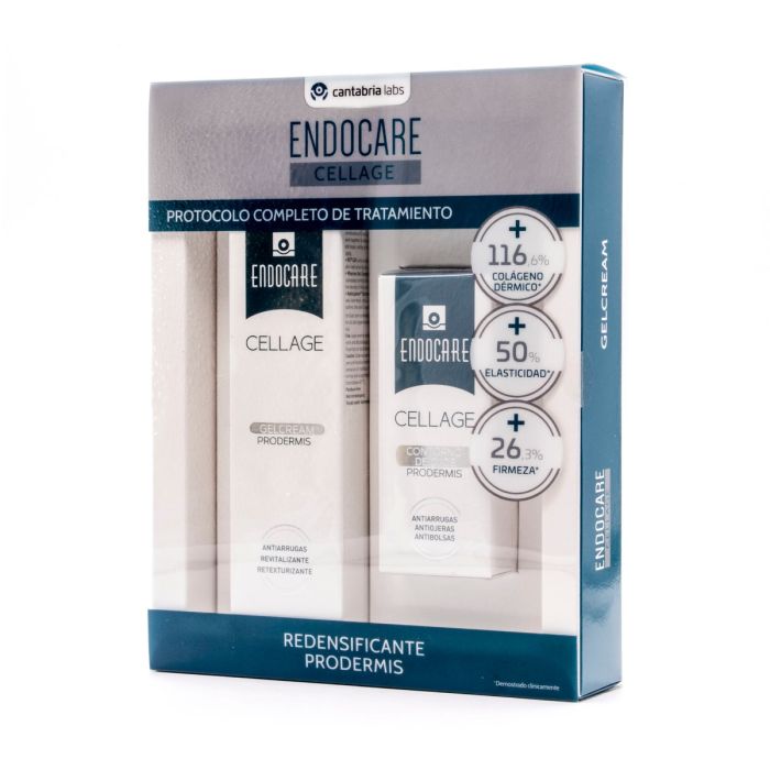Endocare Cellage Pack Gelcream 50ml+Contorno de Ojos 15ml| FarmaSoler