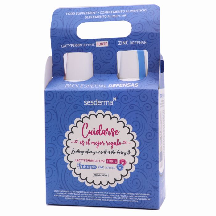 Sesderma Pack Especial Defensas Lactyferrin Defense Forte + Zinc Defense 500ml+500ml| FarmaSoler