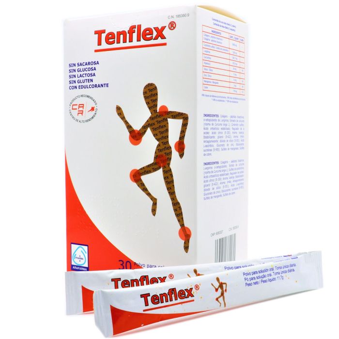 Tenflex 30 Sobres Arafarma cuidado de ligamentos y tendones| Farmasoler