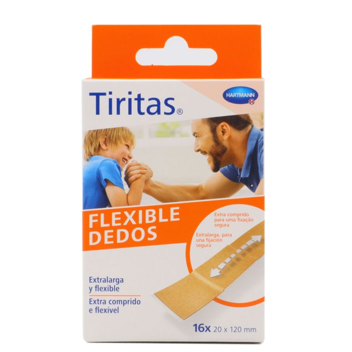 Tiritas Flexible Dedos 16 Tiritas 20 mm x 120 mm Hartmann| FarmaSoler